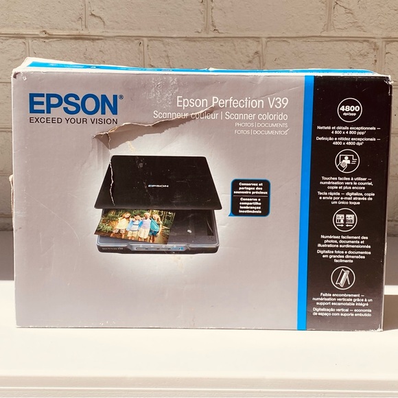 epson | Other | New Epson Perfection V39 Flatbed Color Scanner 480 Dpi ...